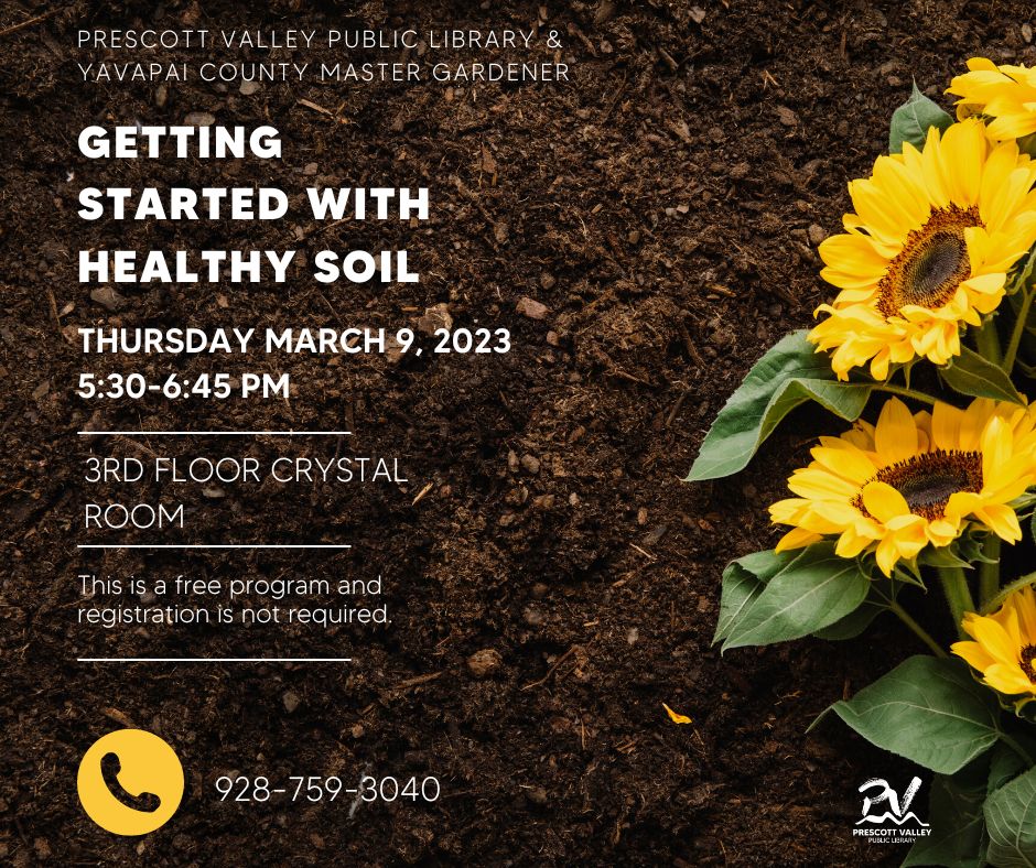 Plant to Plate Gardening Series, Class #2, Getting Started with Healthy Soil, In Person Class ...